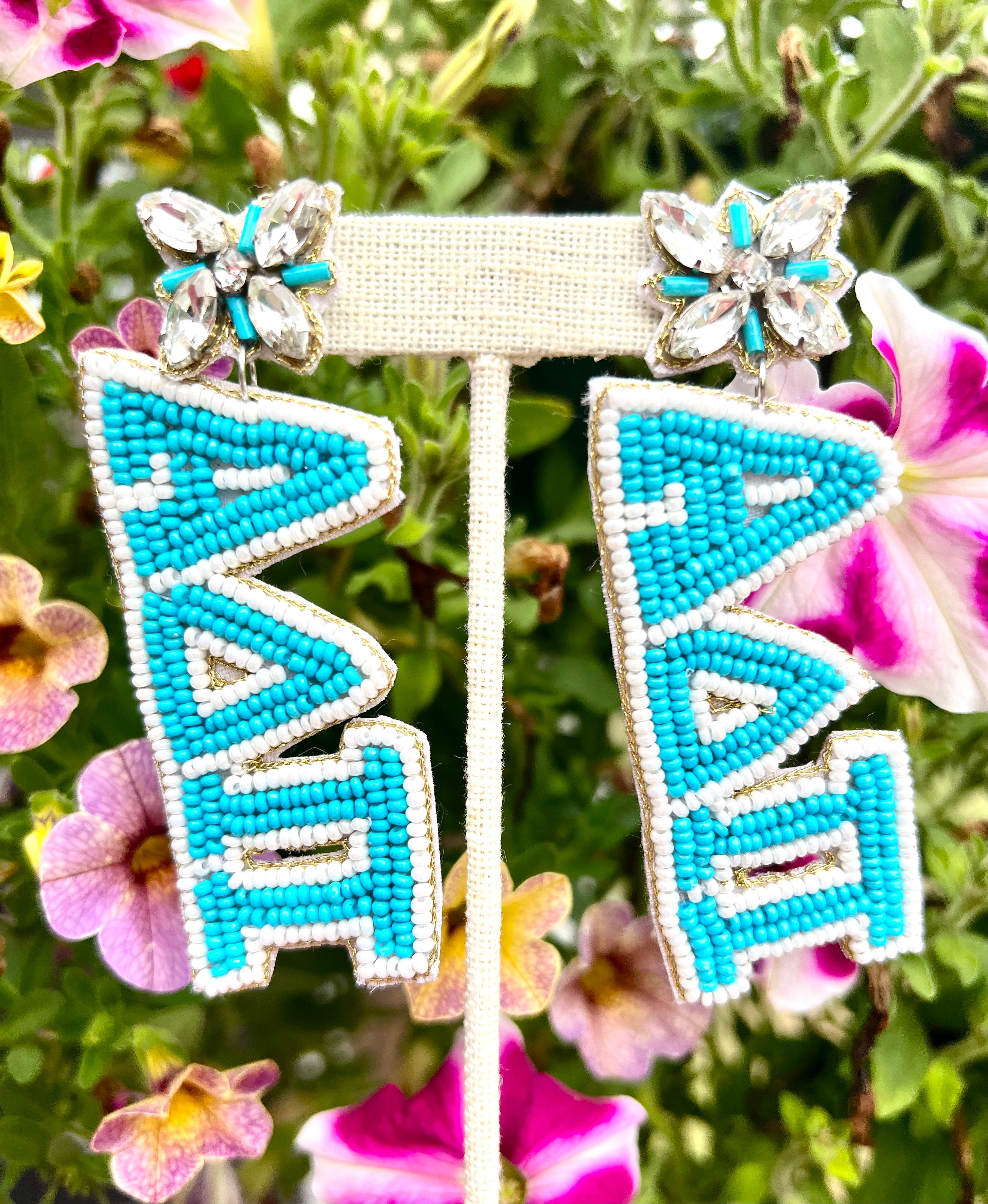Glitzy Alpha Delta Pi Earrings – Curated Threads