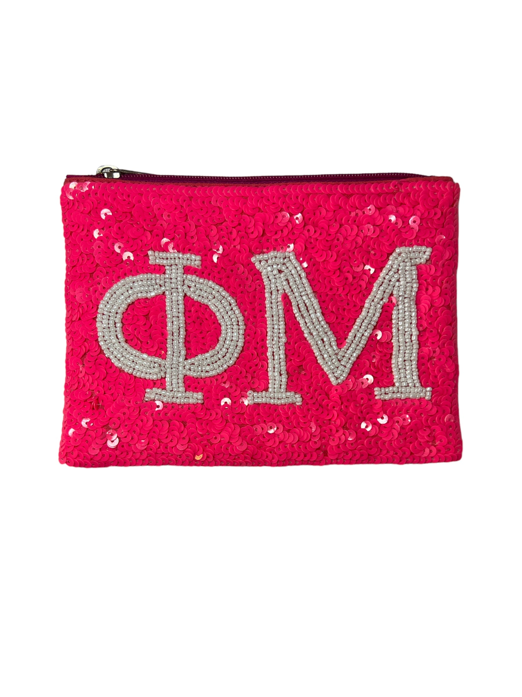 Sequin Phi Mu Coin Purse – Curated Threads
