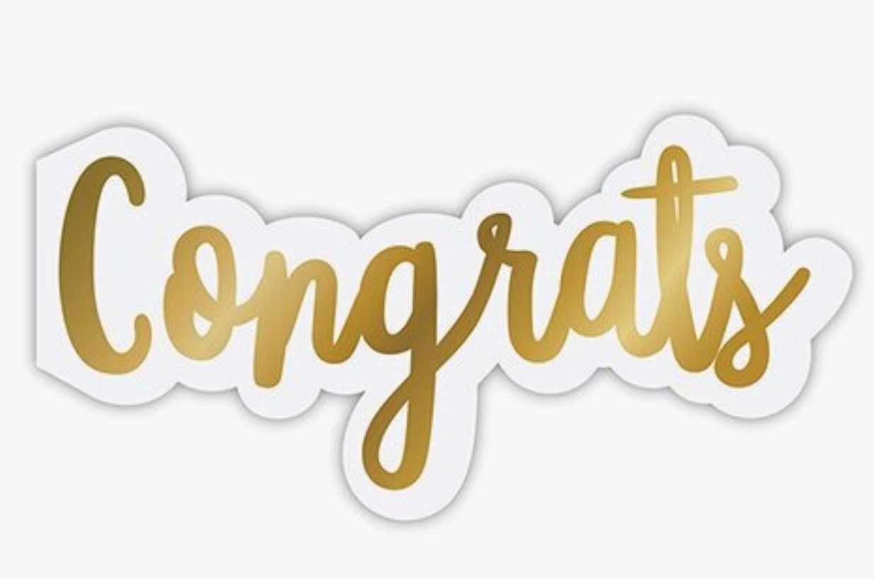 Congrats Cocktail Napkin – Curated Threads